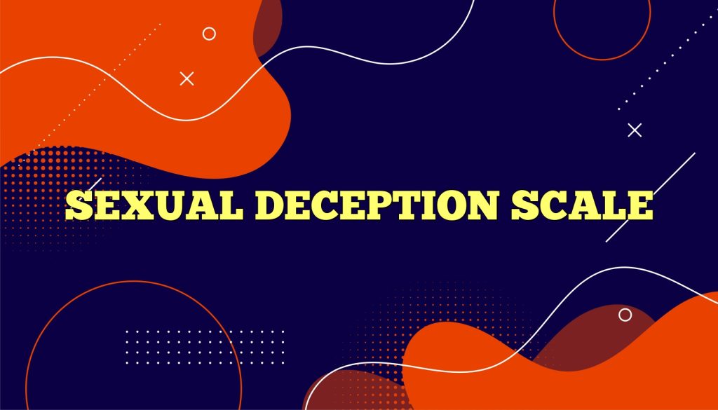 Sexual Deception Scale