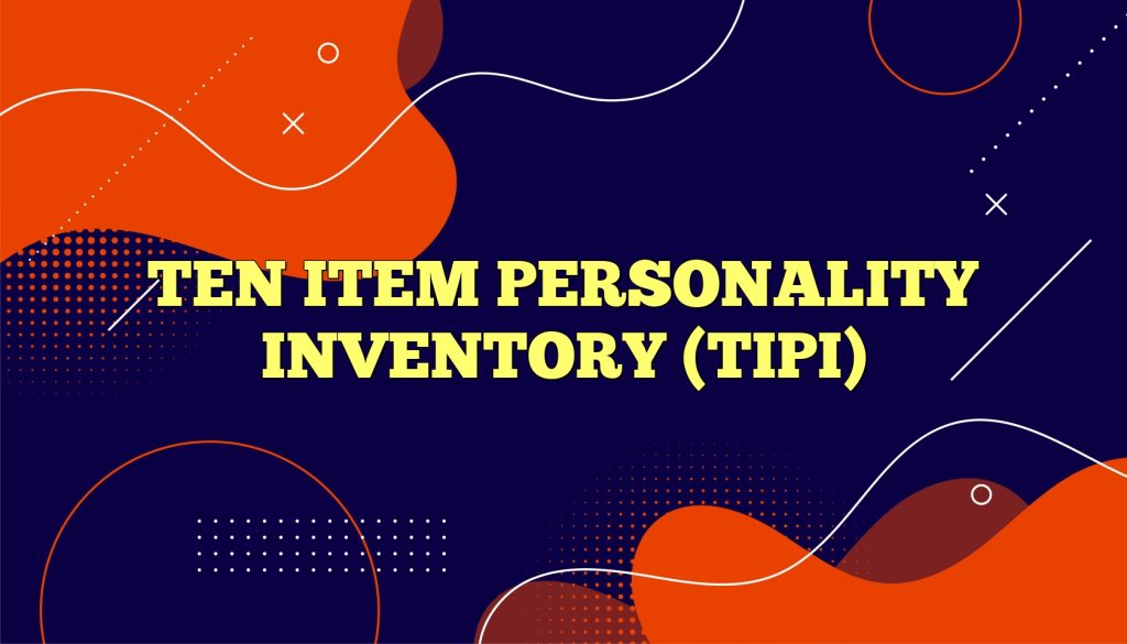 Ten Item Personality Inventory (TIPI)