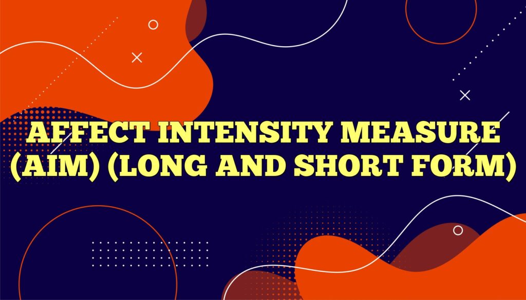 Parents And Family | PSYCHOLOGICAL SCALES