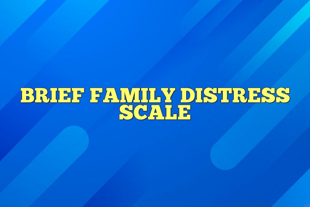 Parents And Family | PSYCHOLOGICAL SCALES