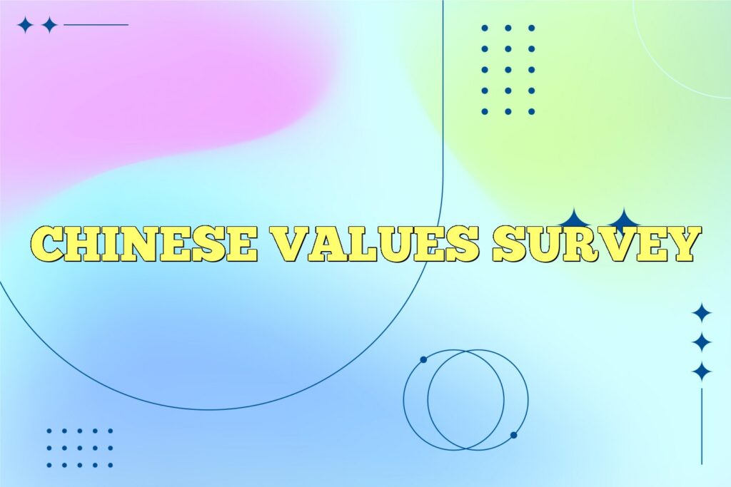 Chinese Values Survey