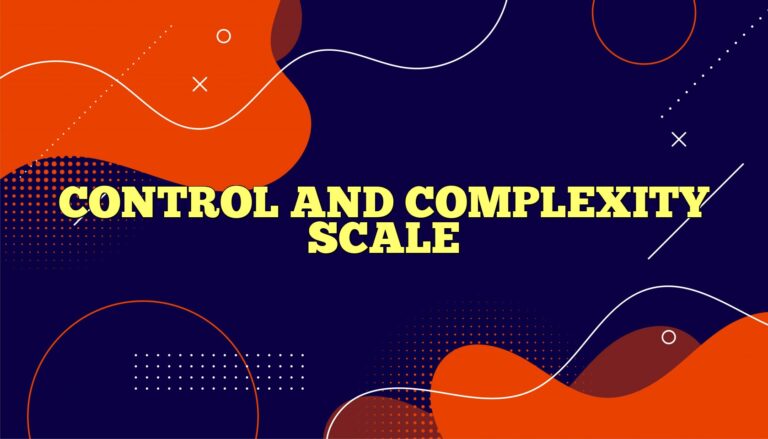 Control And Complexity Scale
