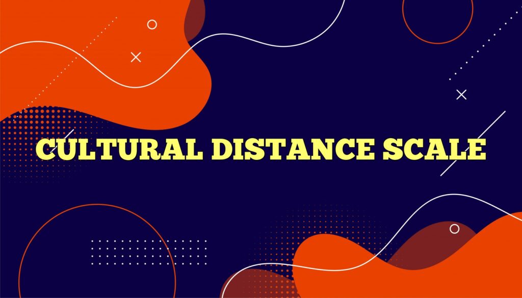 Cultural Distance Scale