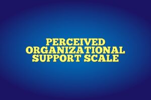 Perceived Organizational Support Scale