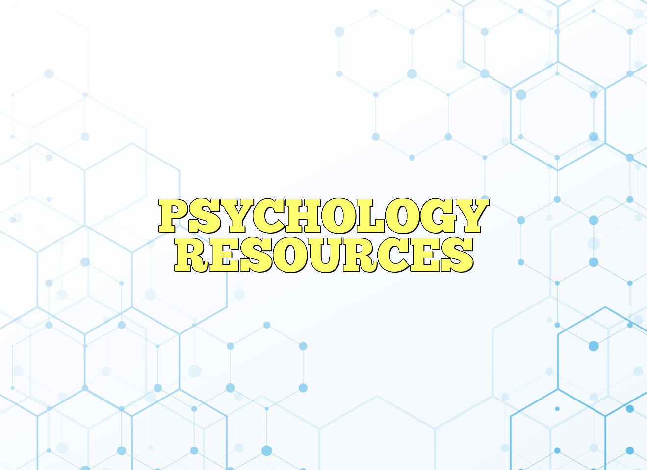 Psychology Resources