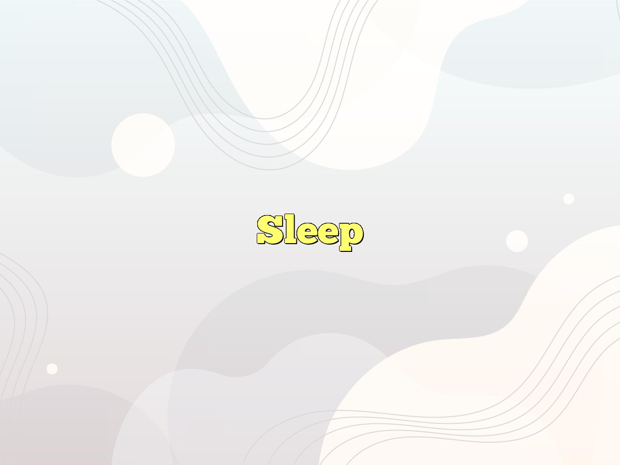 Sleep Definition & Meaning