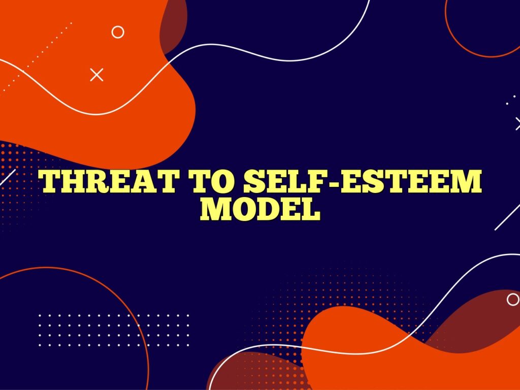 THREAT TO SELF-ESTEEM MODEL Definition & Meaning