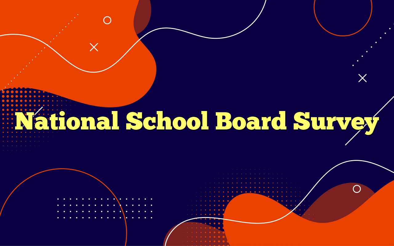 National School Board Survey