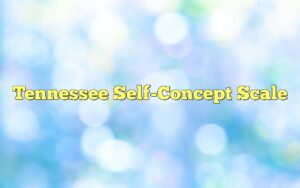 Tennessee Self-Concept Scale