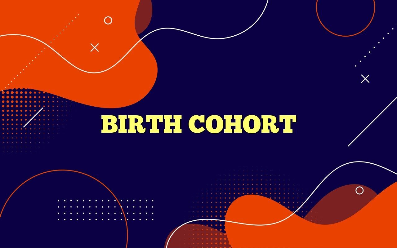 BIRTH COHORT Definition & Meaning