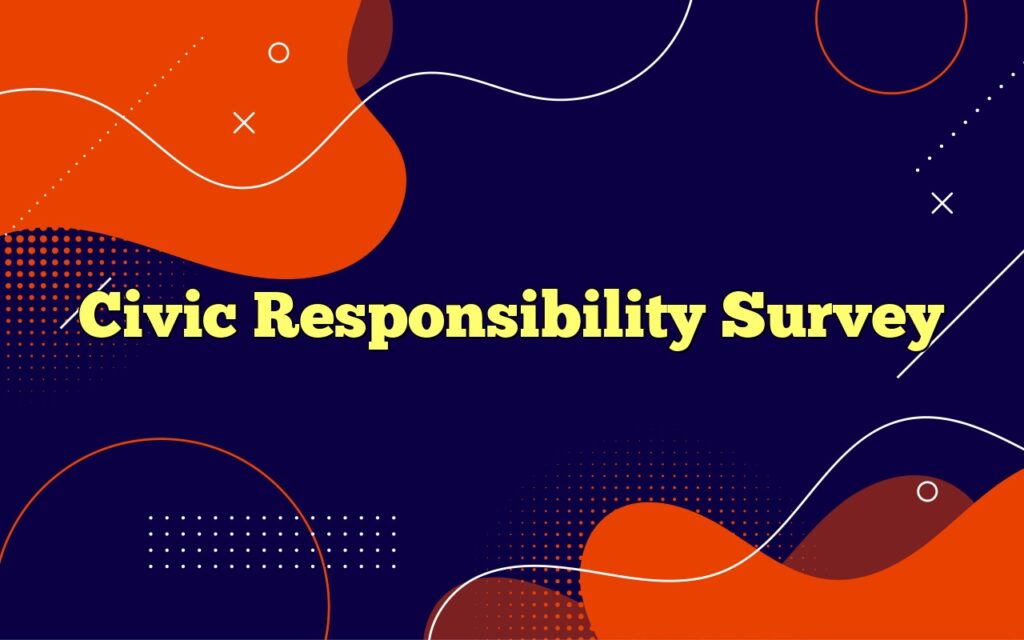 Civic Responsibility Survey