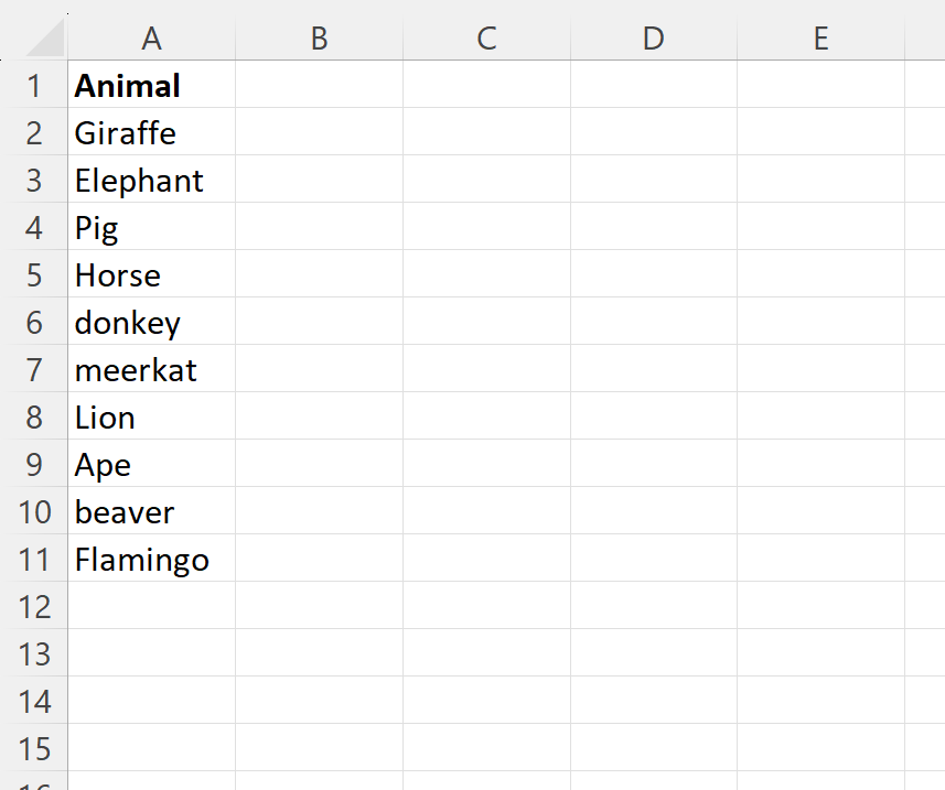 Extract First Character From String In Excel