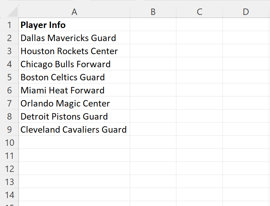 Split Text By Space In Excel With Example 