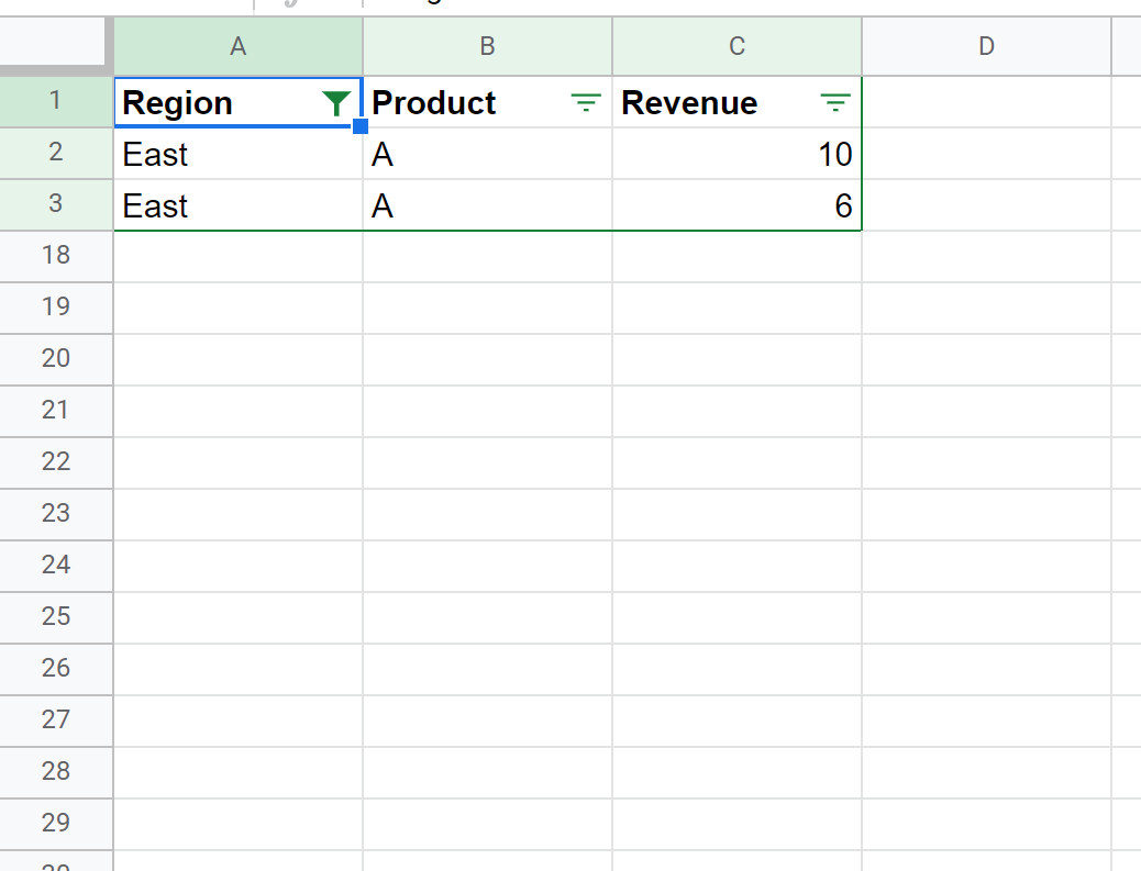 How To Filter Multiple Columns In Google Sheets (With Examples)