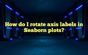 How Do I Rotate Axis Labels In Seaborn Plots?