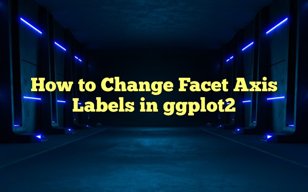How To Change Facet Axis Labels In Ggplot2