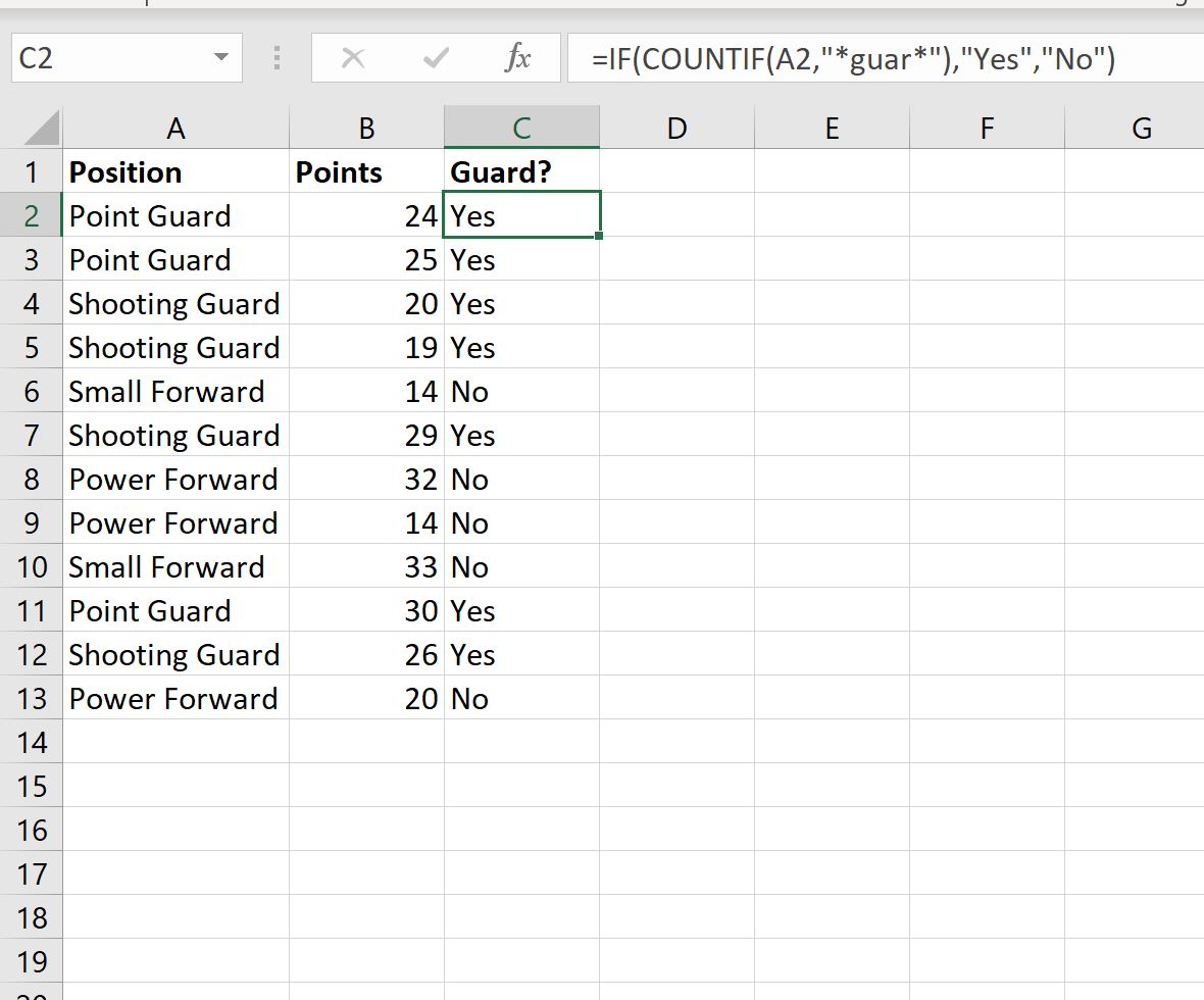 How Do I Check If Cell Contains A Partial Text In Excel 