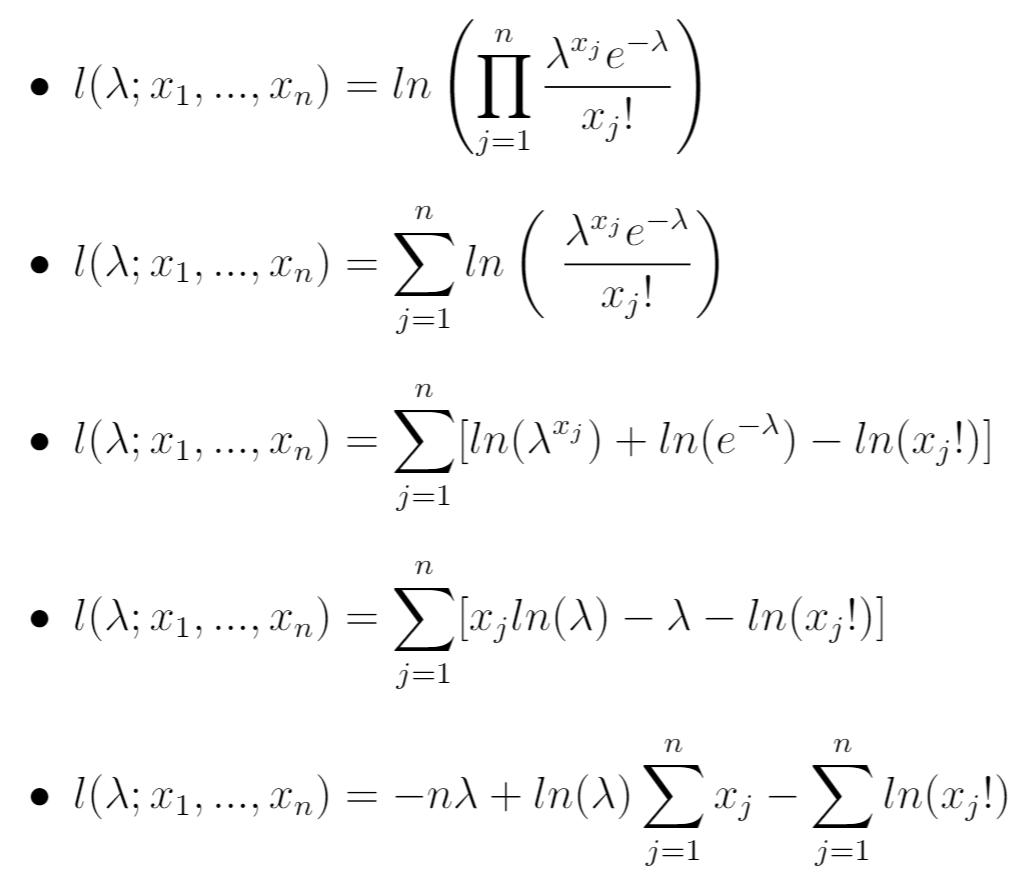 How To Obtain The MLE For A Poisson Distribution?