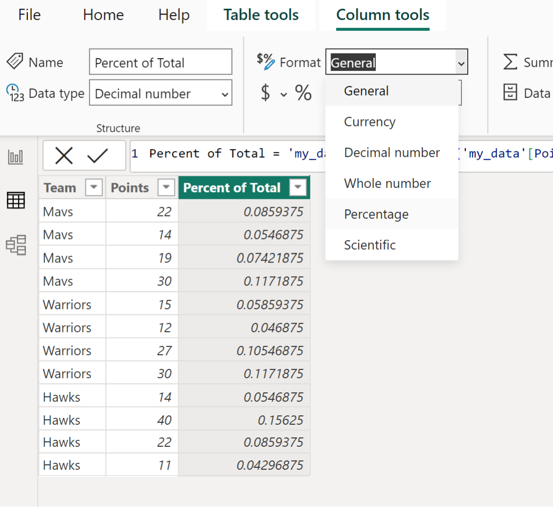How To Calculate Percent Of Total In Power BI: A Step-by-Step Guide