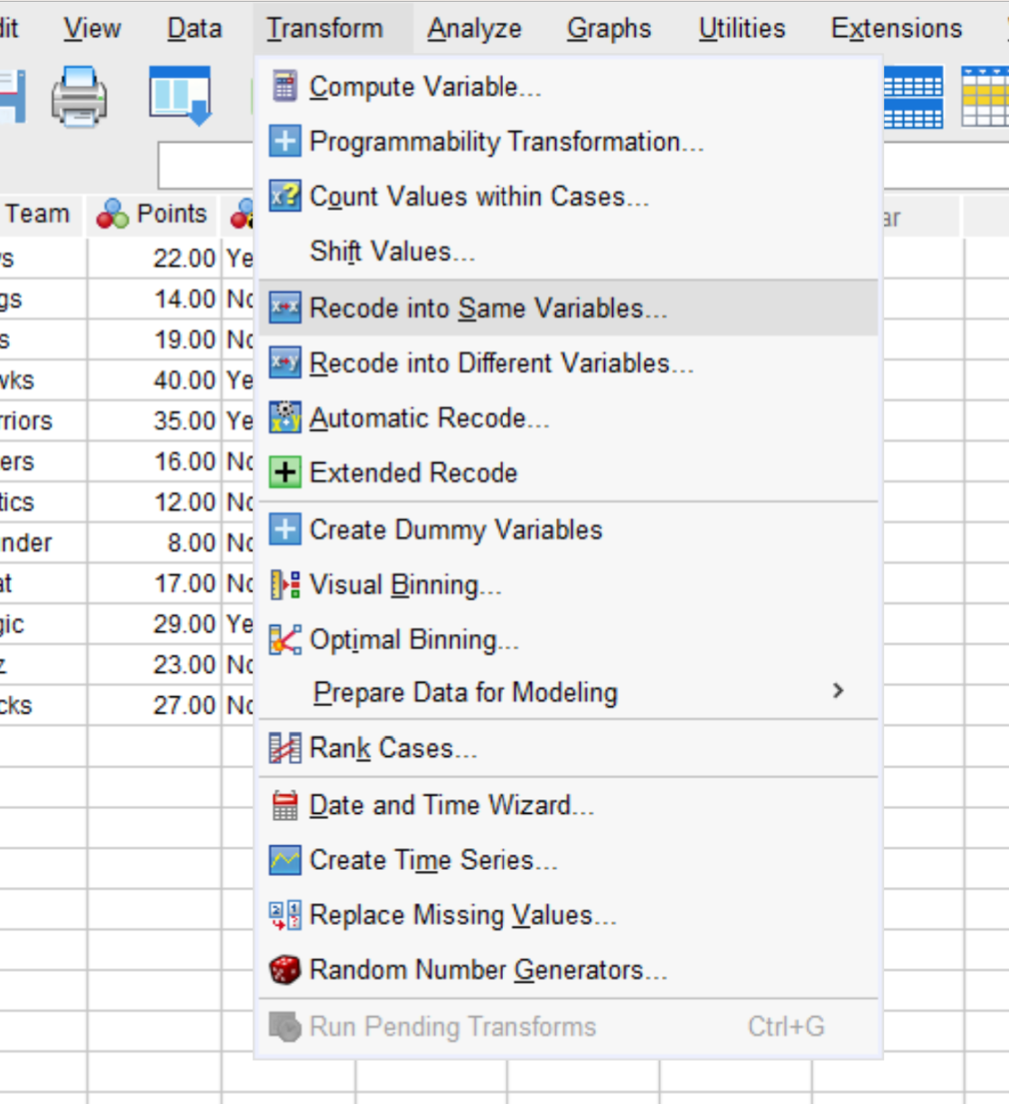 How Do You Recode Variables In SPSS? Can You Provide An Example?