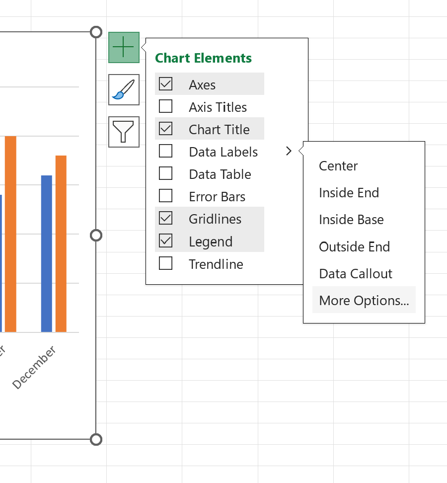 How Can I Create A Chart In Excel To Display The Difference Between Two ...