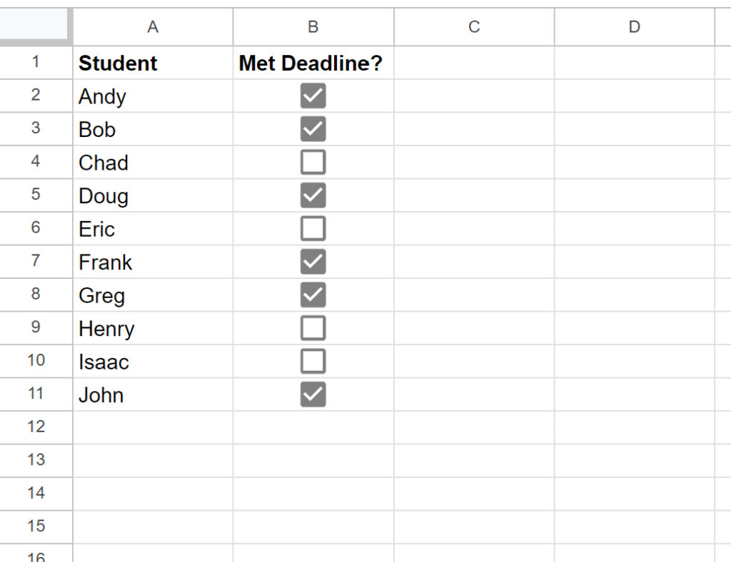 How Can I Count Checkboxes In Google Sheets?