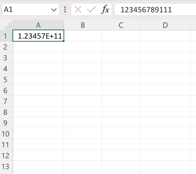 How Can I Convert Scientific Notation To Text In Excel