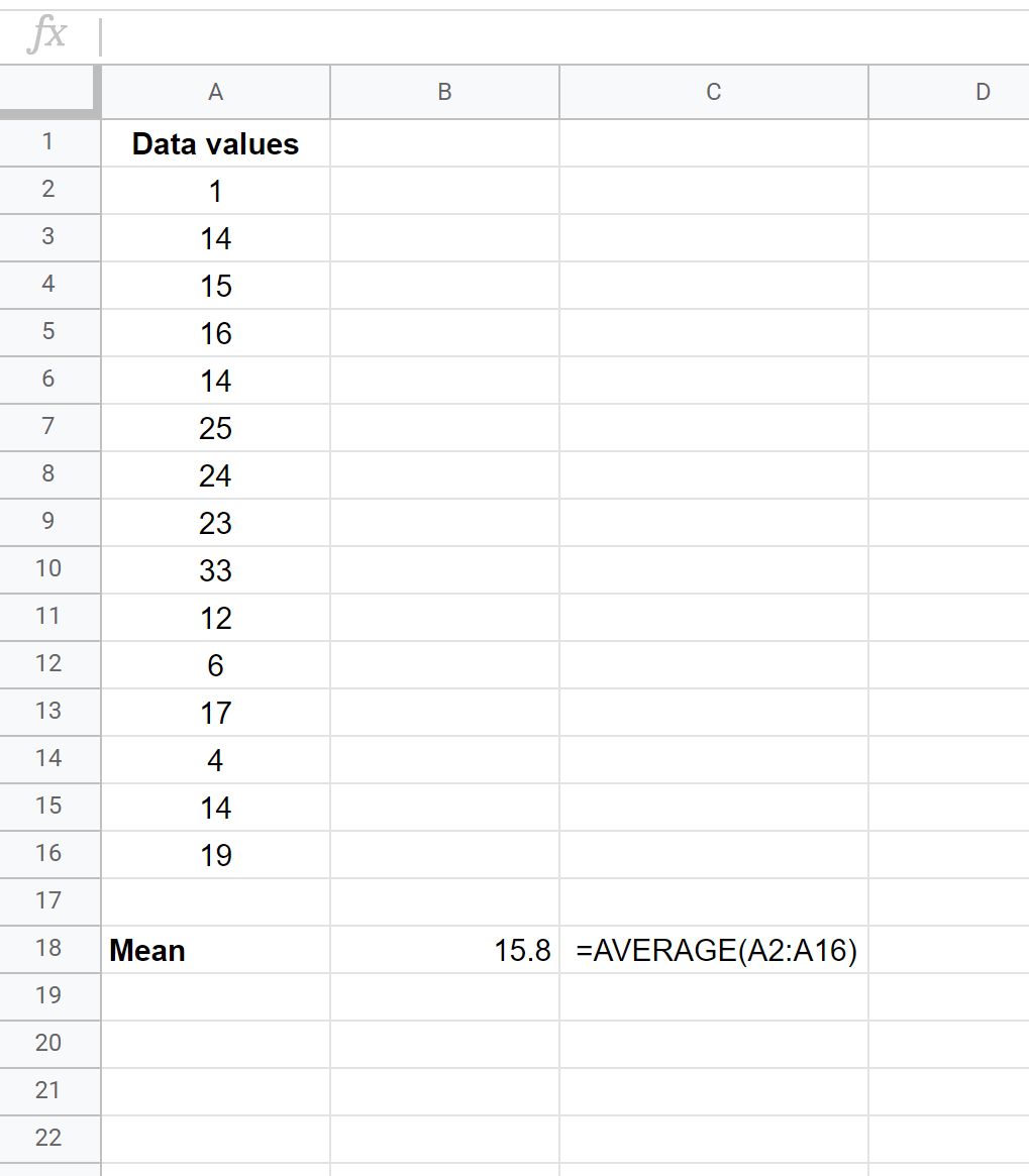 How Can I Calculate The Mean Absolute Deviation In Google Sheets?