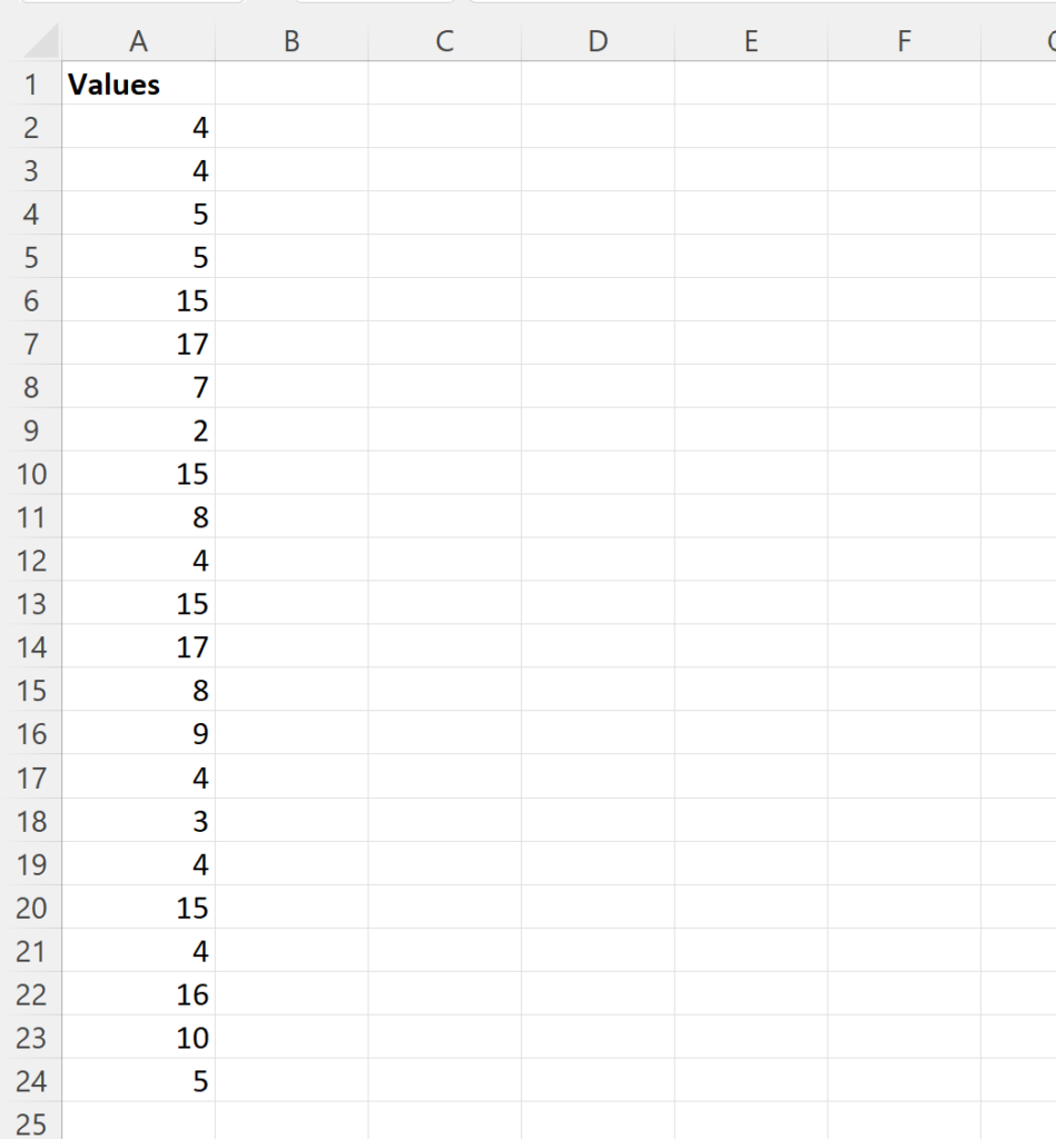 What Are The 5 Most Frequent Numbers In Excel?