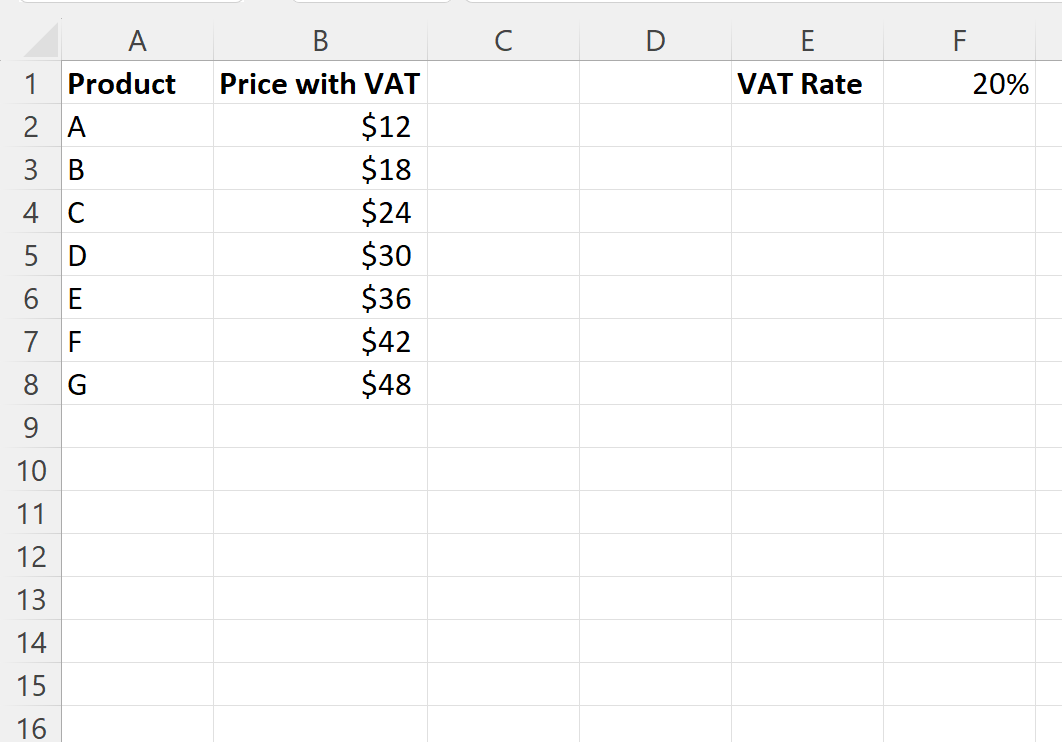 How To Calculate VAT In Excel: A Step-by-Step Guide