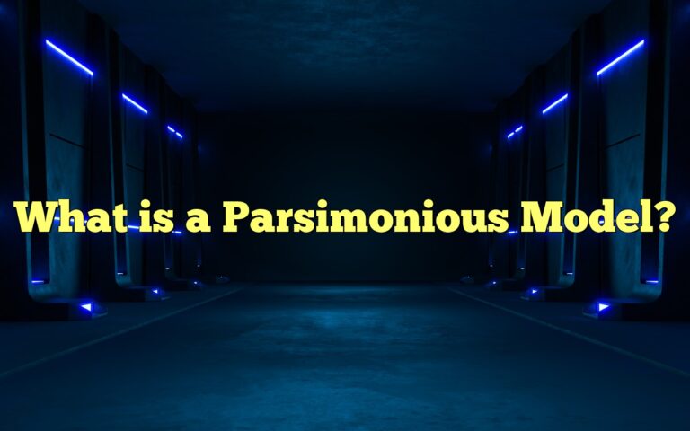 What Is A Parsimonious Model?
