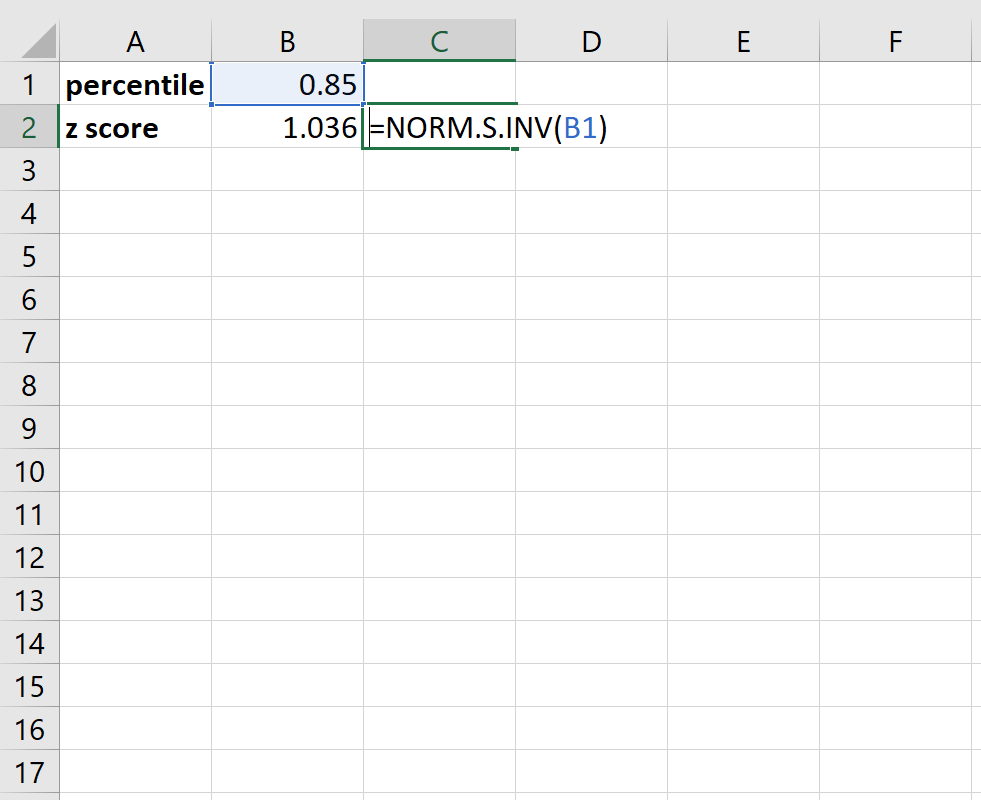 How Do You Convert Between Z-scores And Percentiles In Excel?