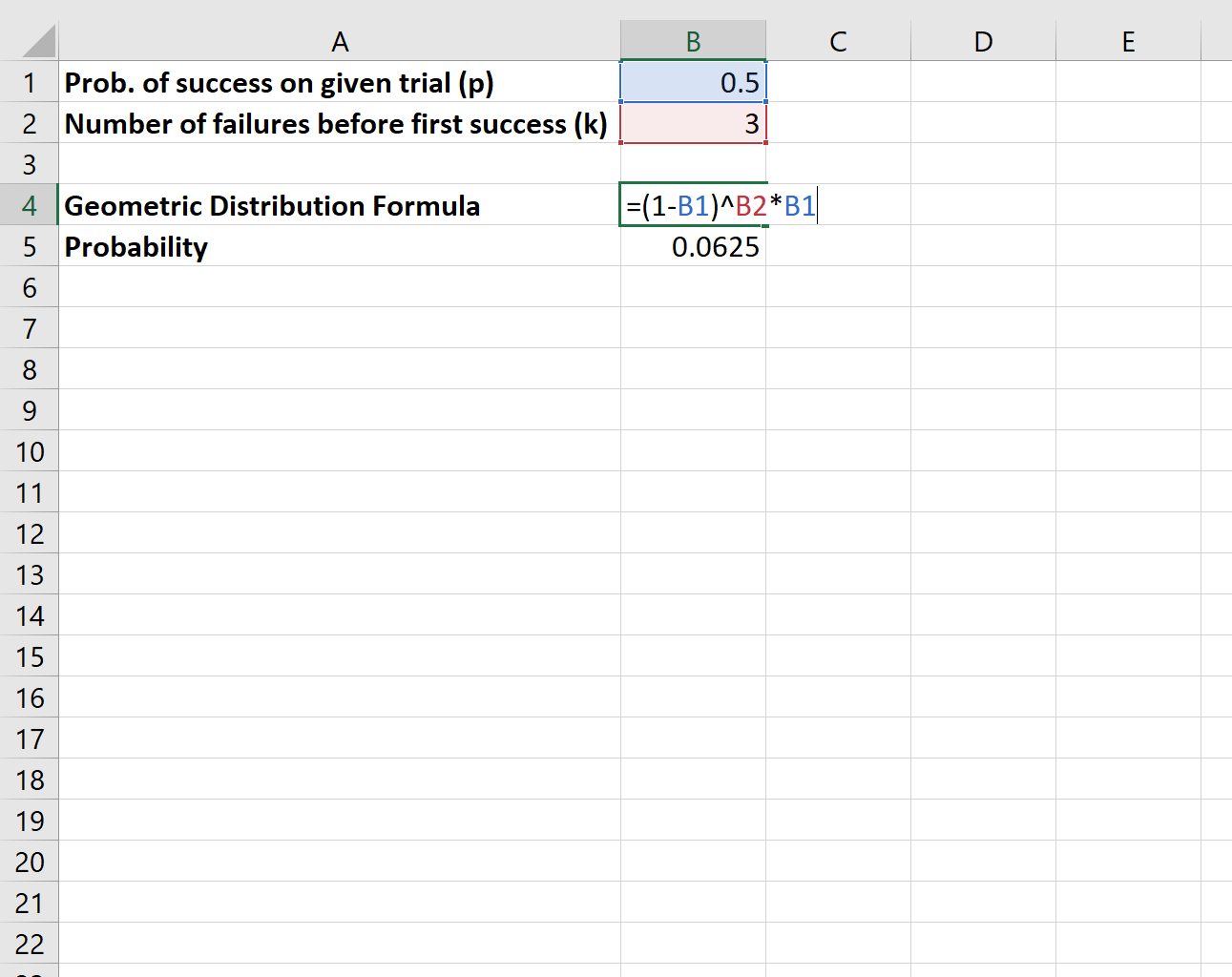 How Can I Use The Geometric Distribution In Excel?