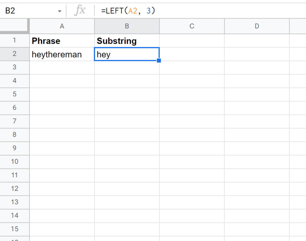 How To Extract Substring In Google Sheets?