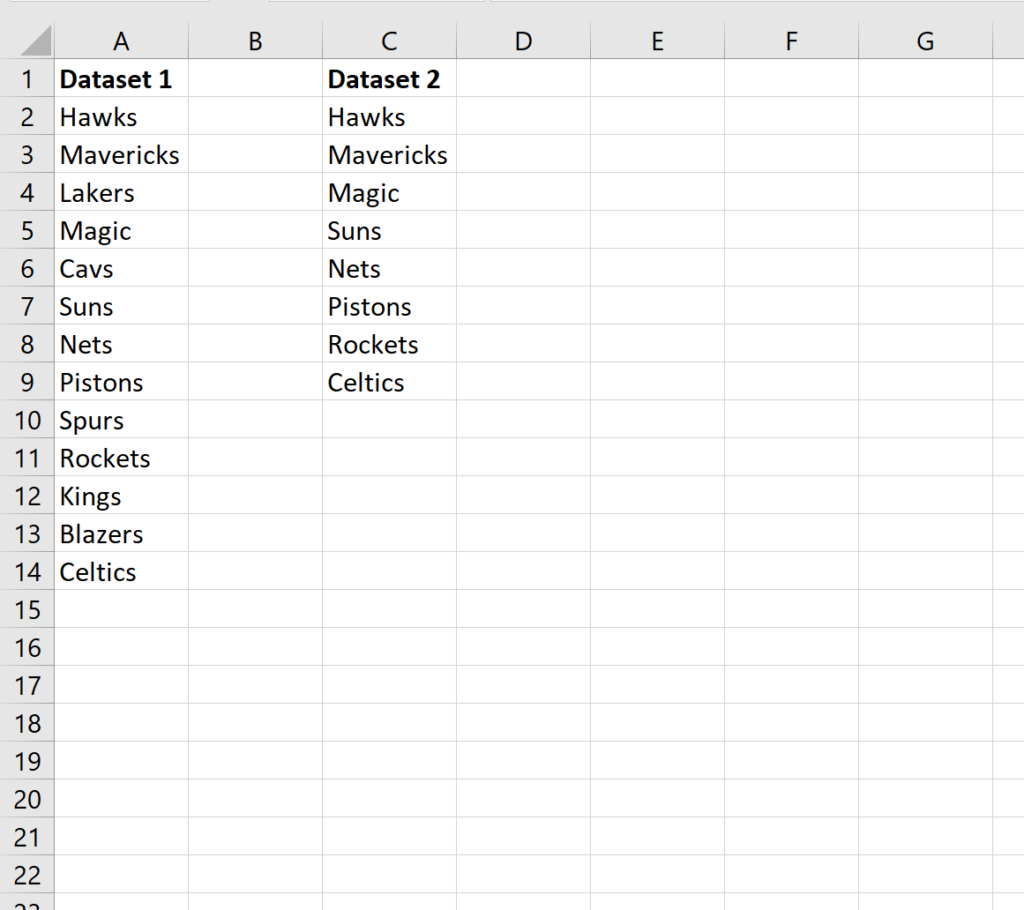 How Can I Compare Two Lists In Excel Using Vlookup