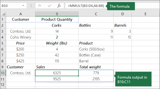 How Do I Use The MMULT Function In Excel?