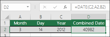 How Can I Use The DATE Function In Excel To Input A Specific Date Into ...