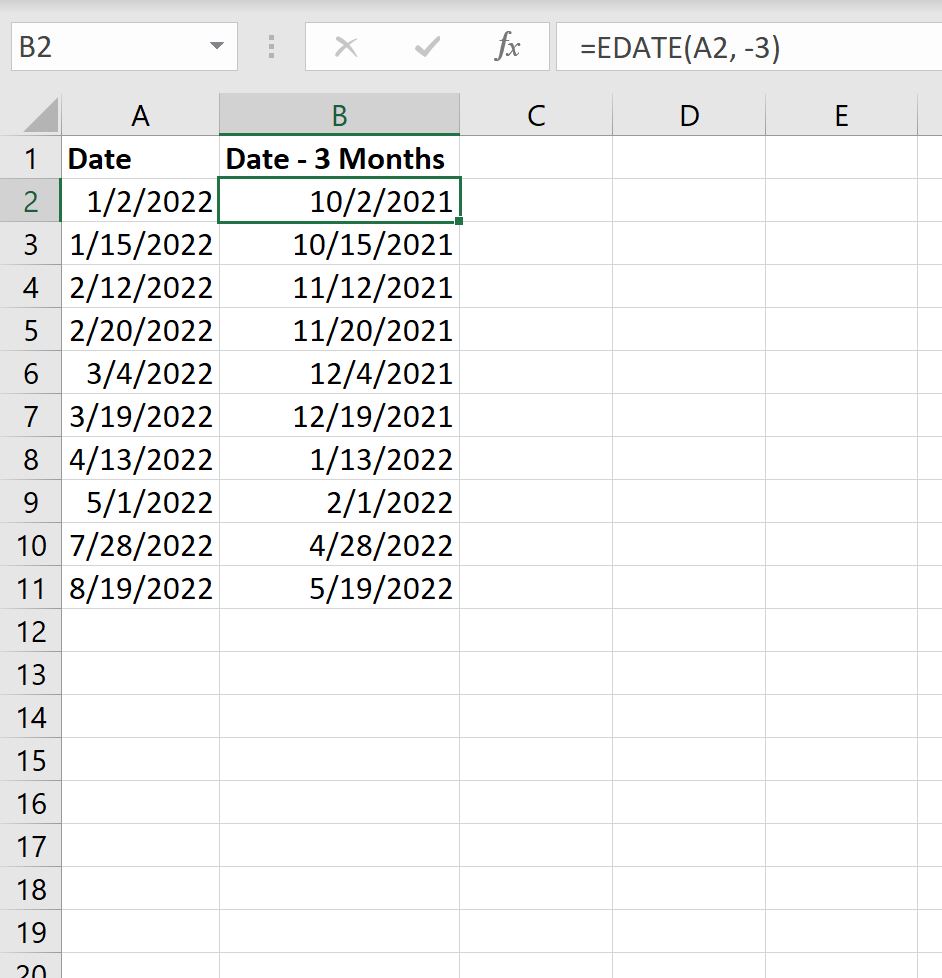 How Do I Add Months To A Date In Excel?
