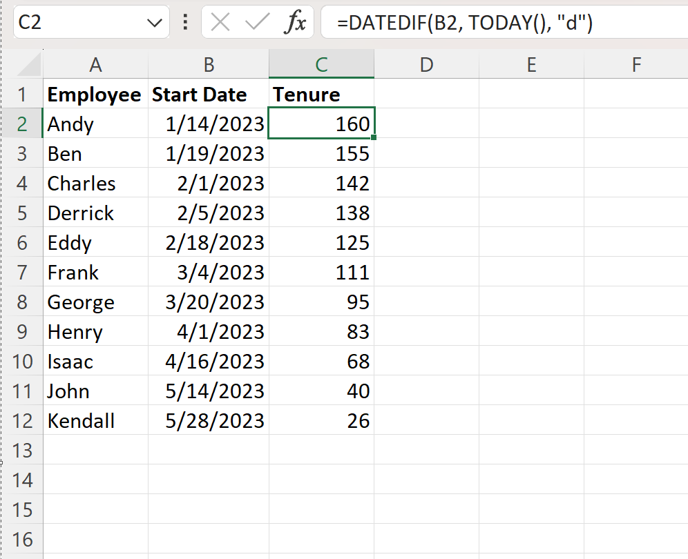How Can The If Function Be Used In Excel To Calculate Age Buckets