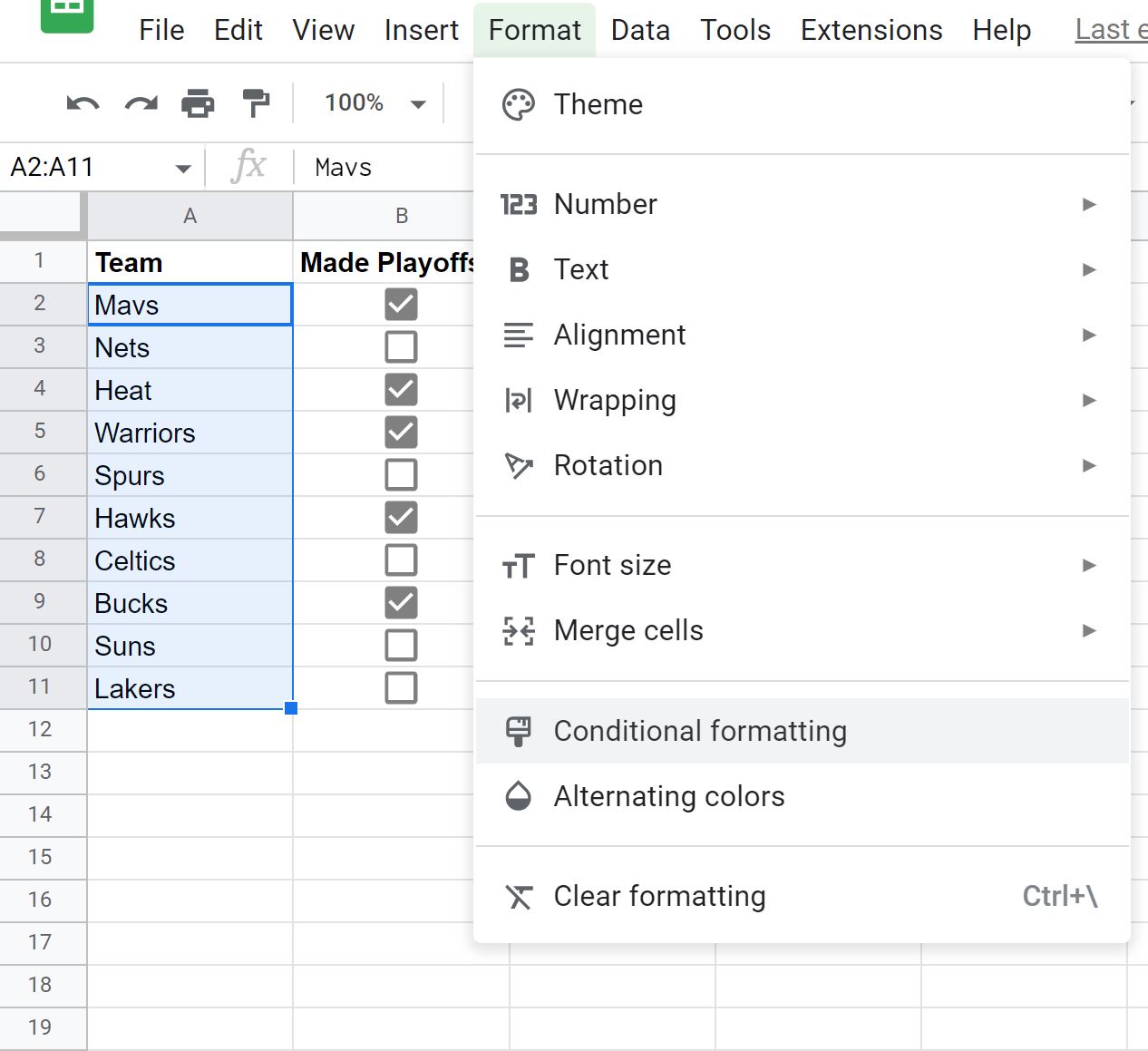How Can I Use Google Sheets' Conditional Formatting To Change Cell Formatting Based On The ...