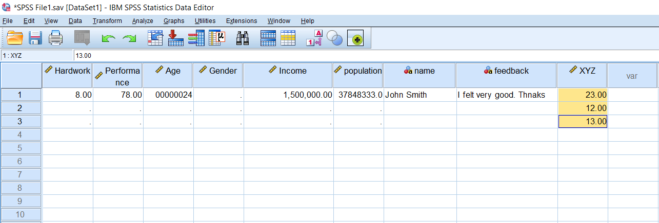What Are The Columns And Alignment Options In SPSS?