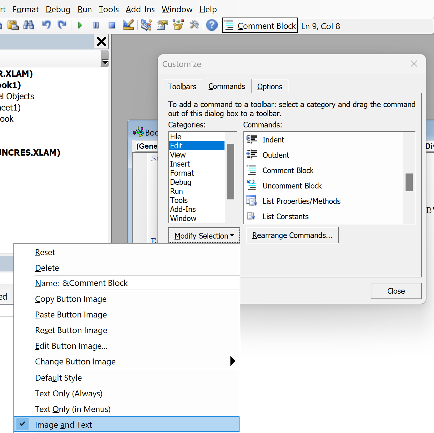 How Can I Comment A Block Of Code In VBA With An Example?