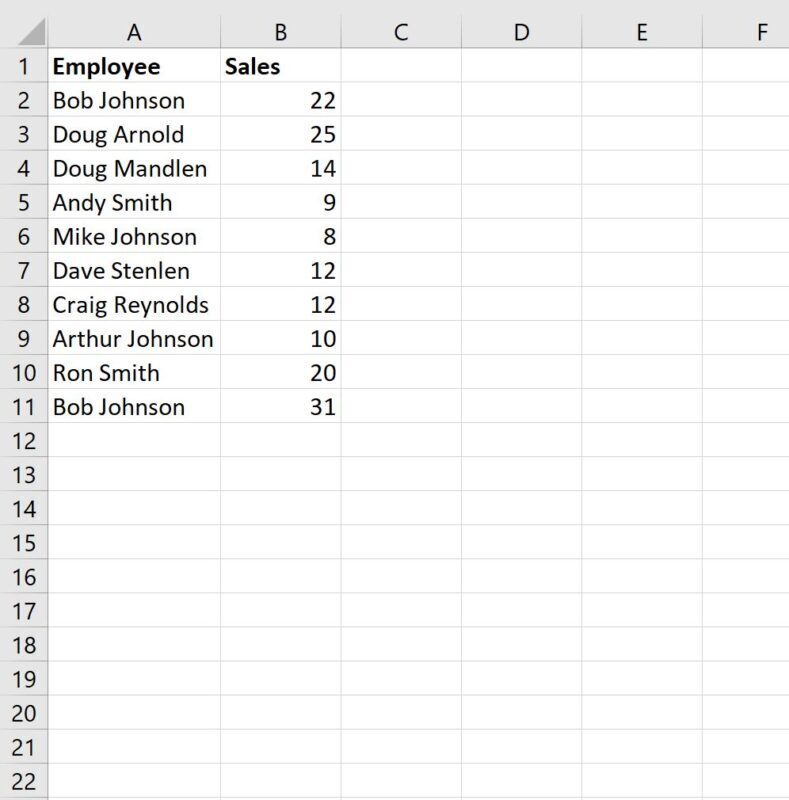 How Can I Count Names In Excel?
