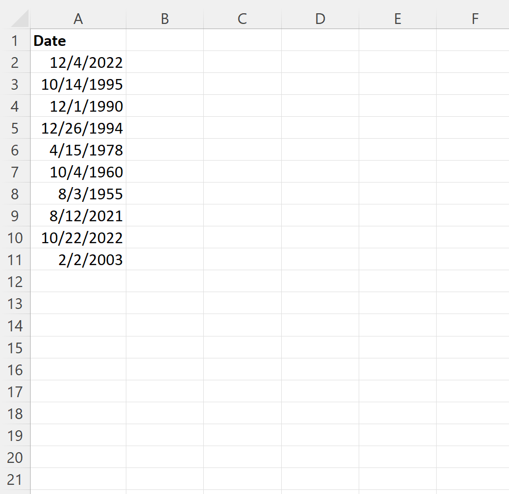 How Can I Convert A Date To Its Corresponding Day Of The Week In Excel?