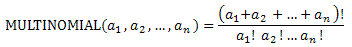 How Can I Use The MULTINOMIAL Function In Excel To Calculate The Multinomial Coefficient For A ...