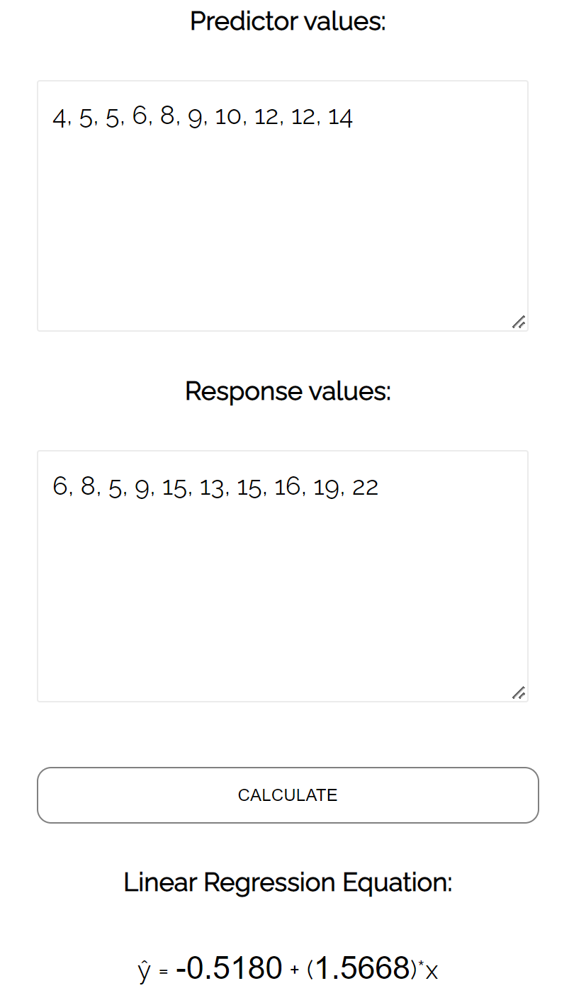 What Is The Process For Finding The Linear Regression Equation From A ...