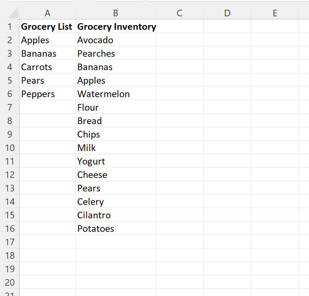 Does One Column Value Exist In Another Column In Excel