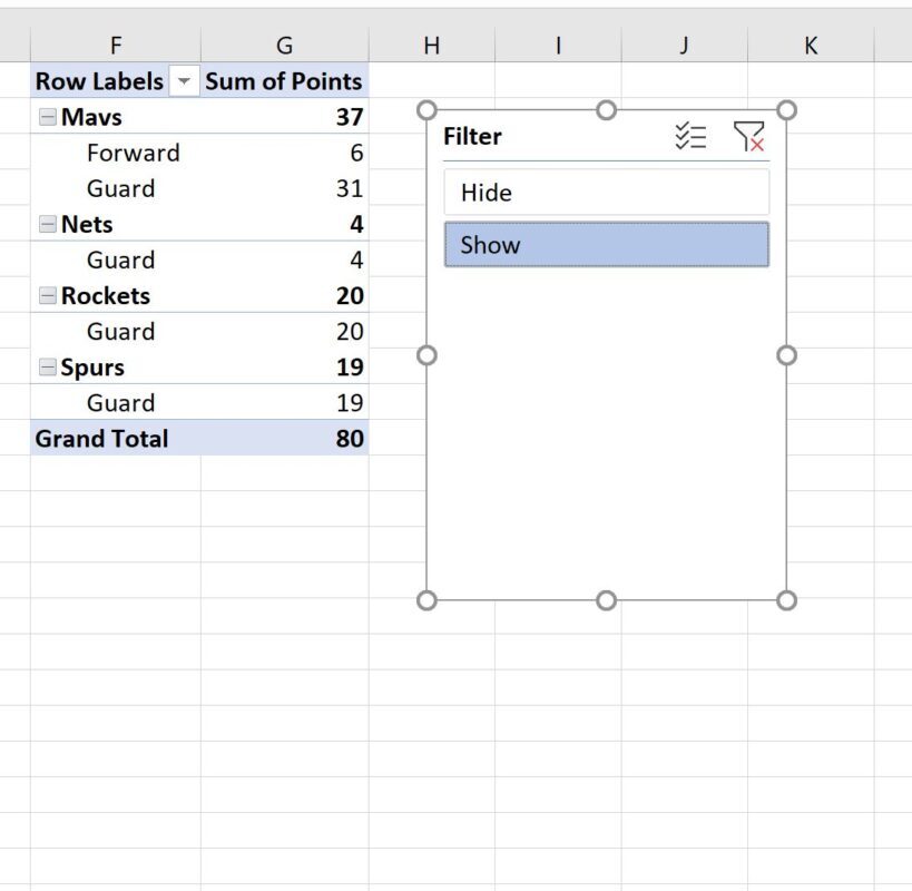 How Can I Filter A Pivot Table In Excel Using An OR Condition?