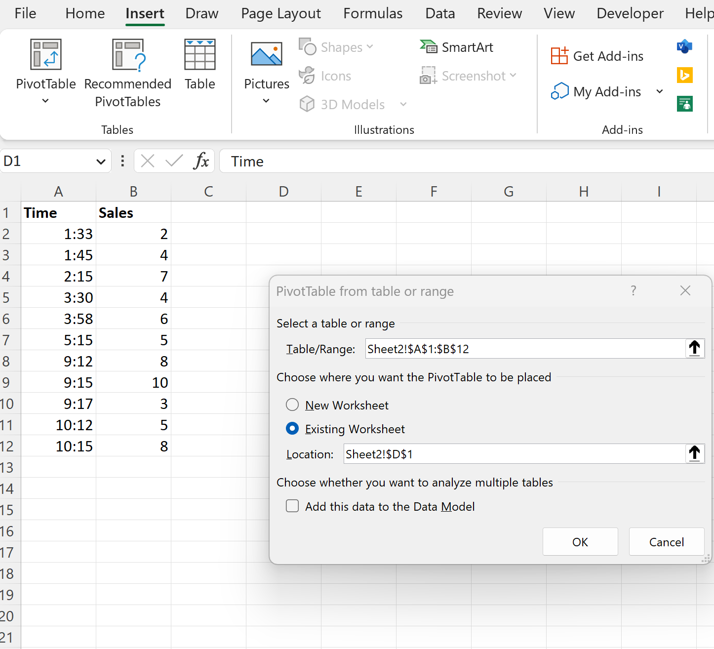 How Can I Group Data By Hour In Excel?