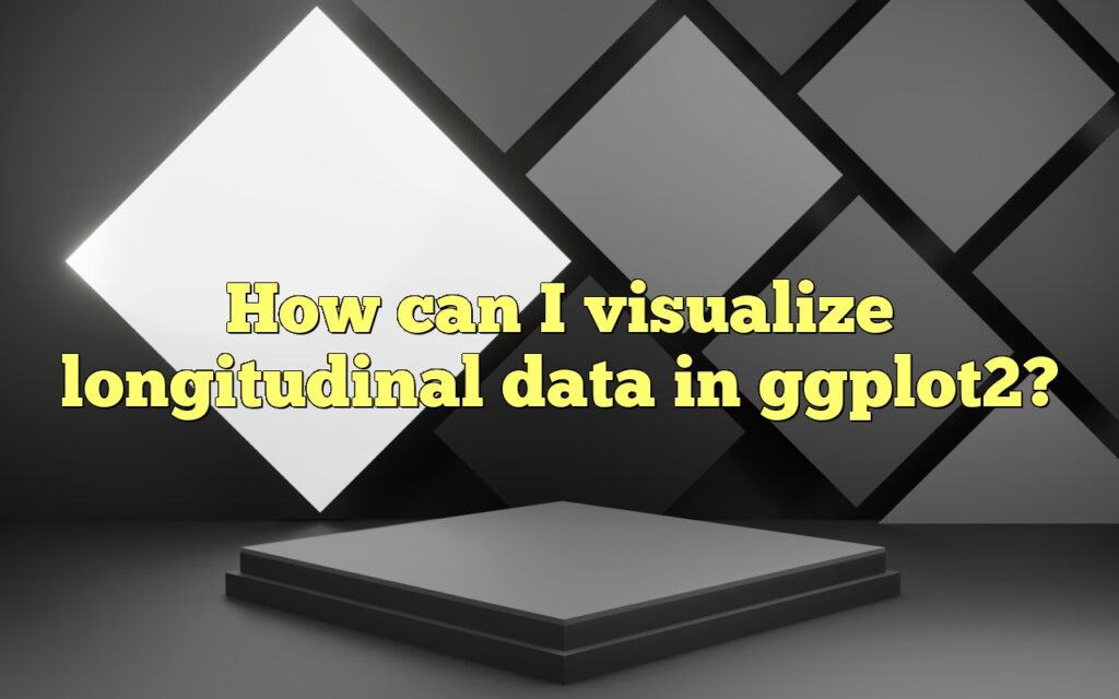 How Can I Visualize Longitudinal Data In Ggplot2?